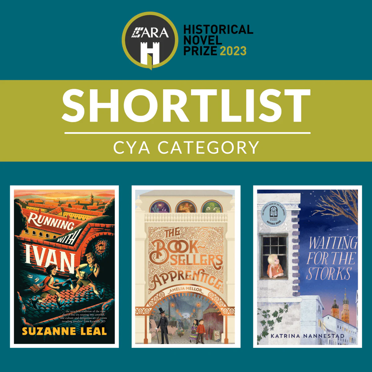 2023 ARA Historical Novel Prize Shortlist • Good Reading